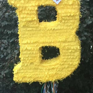 20'' Tall Letter Piñatas Any Letter Any Color - Etsy