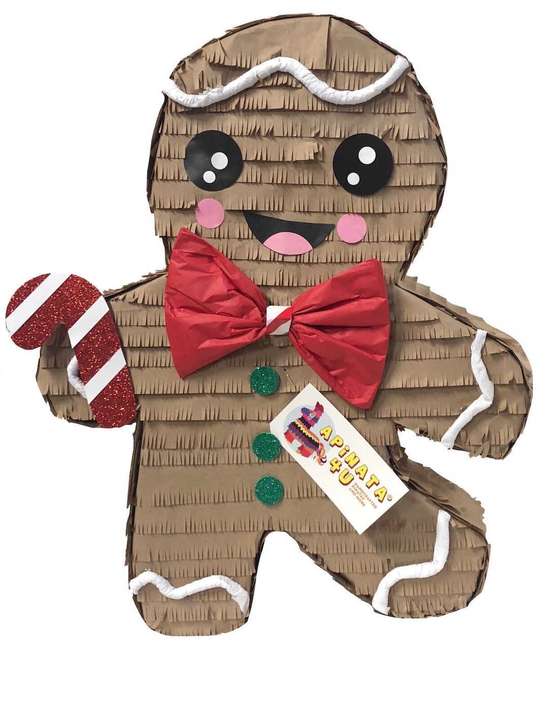 Gingerbread Man Pinata Christmas Theme Xmas Party Favors - Etsy