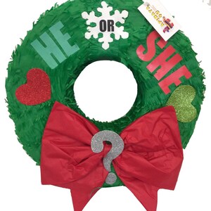 Ready to Ship Christmas Pinata Wreath Shape Great for - Etsy