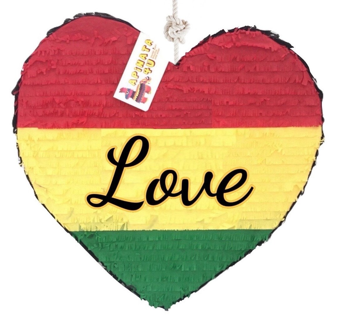 Handcrafted Heart Shape Pinata Great for Love Themed Party Bob Party ...