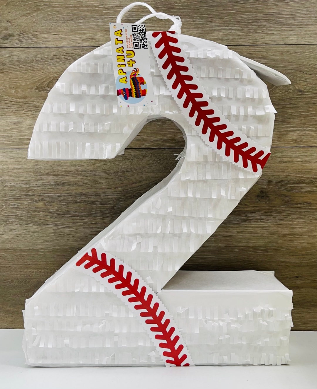 Sale Number Two Pinata Baseball Themed Party Supplies Sports Party MVP ...