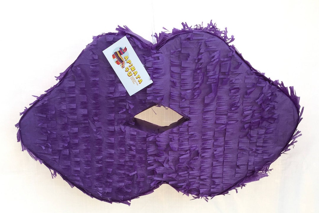 Sale! Ready to Ship! Purple Lips Pinata Valentine's Day Party Favor ...