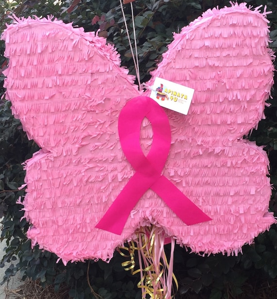 Pink Butterfly Pinata Breast Cancer Awareness Theme | Etsy