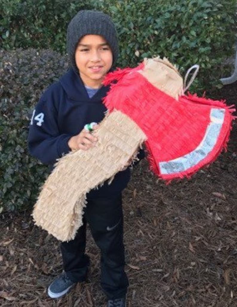 Fast Shipping Lumberjack Theme Pinata Axe Pinata | Etsy