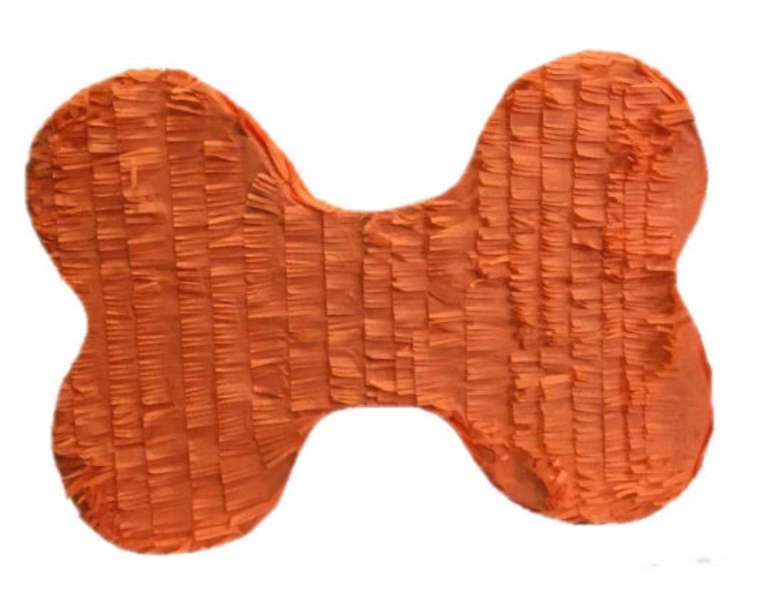 Orange Dog Bone Pinata: Puppy Party Decor - Etsy
