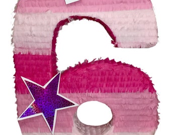 Number Six Pinata | Etsy