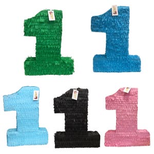 Sale! Ready to Ship! Solid Color Blank Number One Pinata Great to ...
