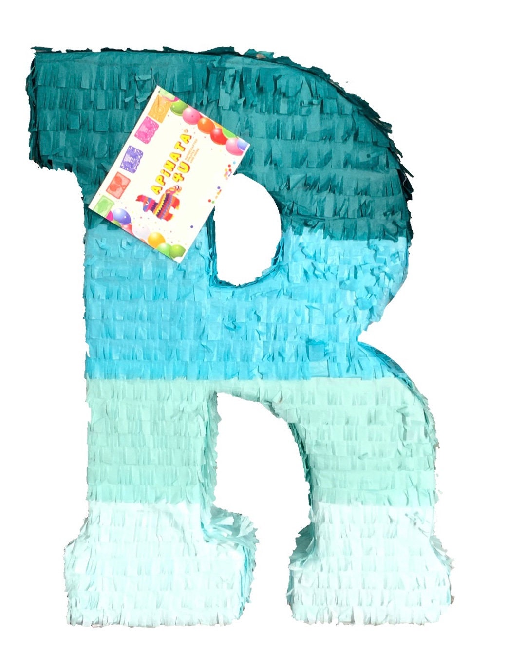 20 Tall Letter Pinatas Any Letter Any Color Ombré - Etsy