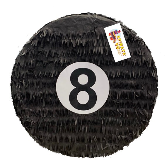Sale Ready to Ship Eight Ball Pinata Billiard Themed Pool - Etsy
