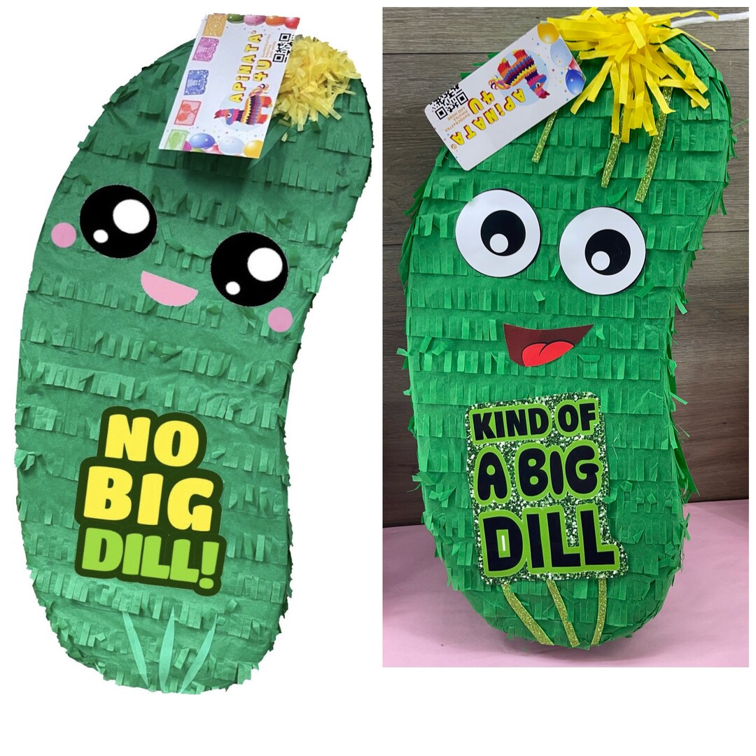 Sale! Ready to Ship! 20” Pickle Piñata Cucumber Dill No Big Dill ...
