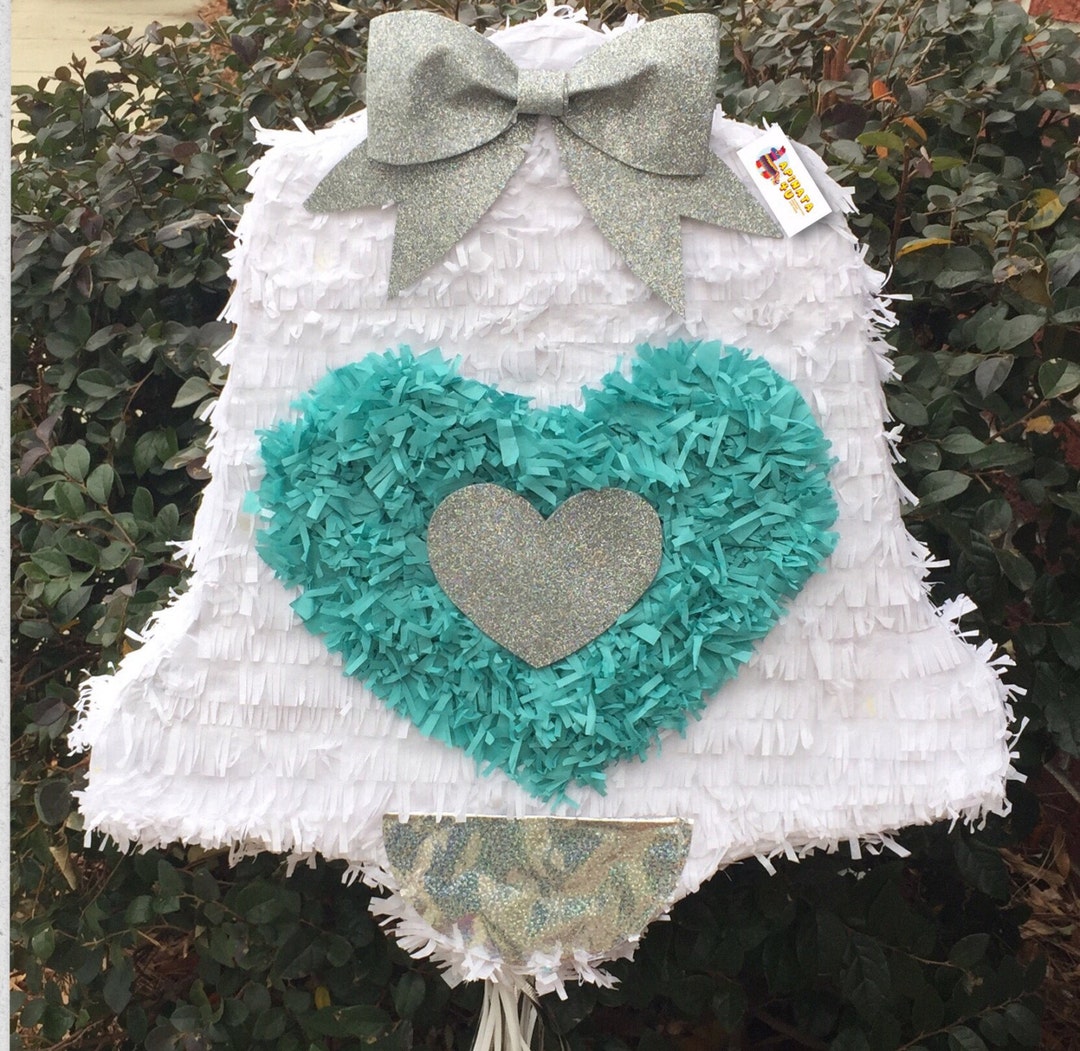 Wedding Bell Pinata Lavender and Silver Details - Etsy