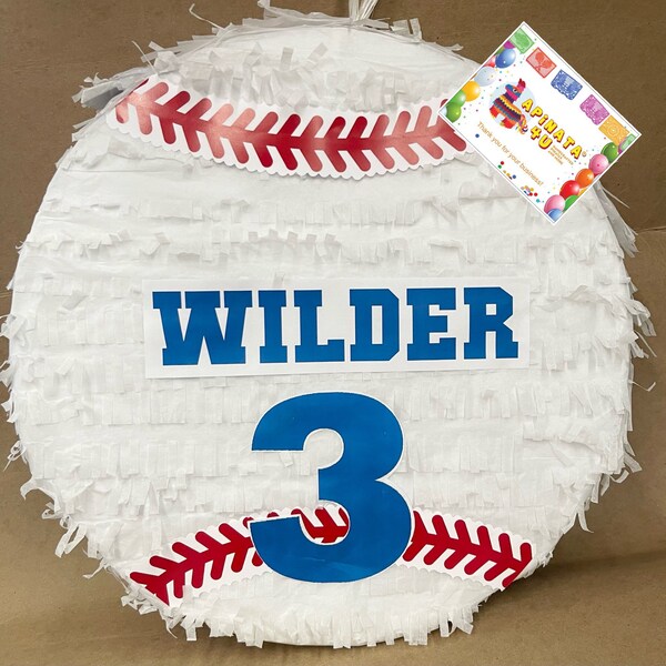 Baseball Pinata - Etsy