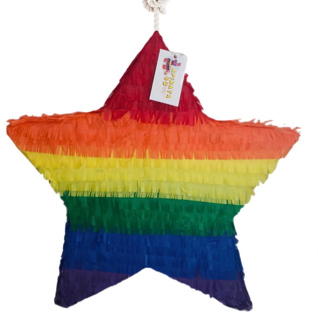 Rainbow, Twinkle Twinkle Pinata Sale, Ready to Ship No Pull Strings ...