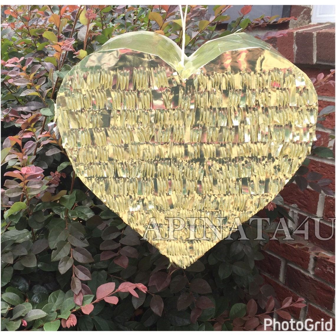 Mini Gold Heart Pinata 12Tall | Etsy