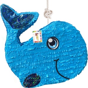 Sale! Baby Whale Pinata Ahoy It's a Boy! First Birthday Pinata Blue ...