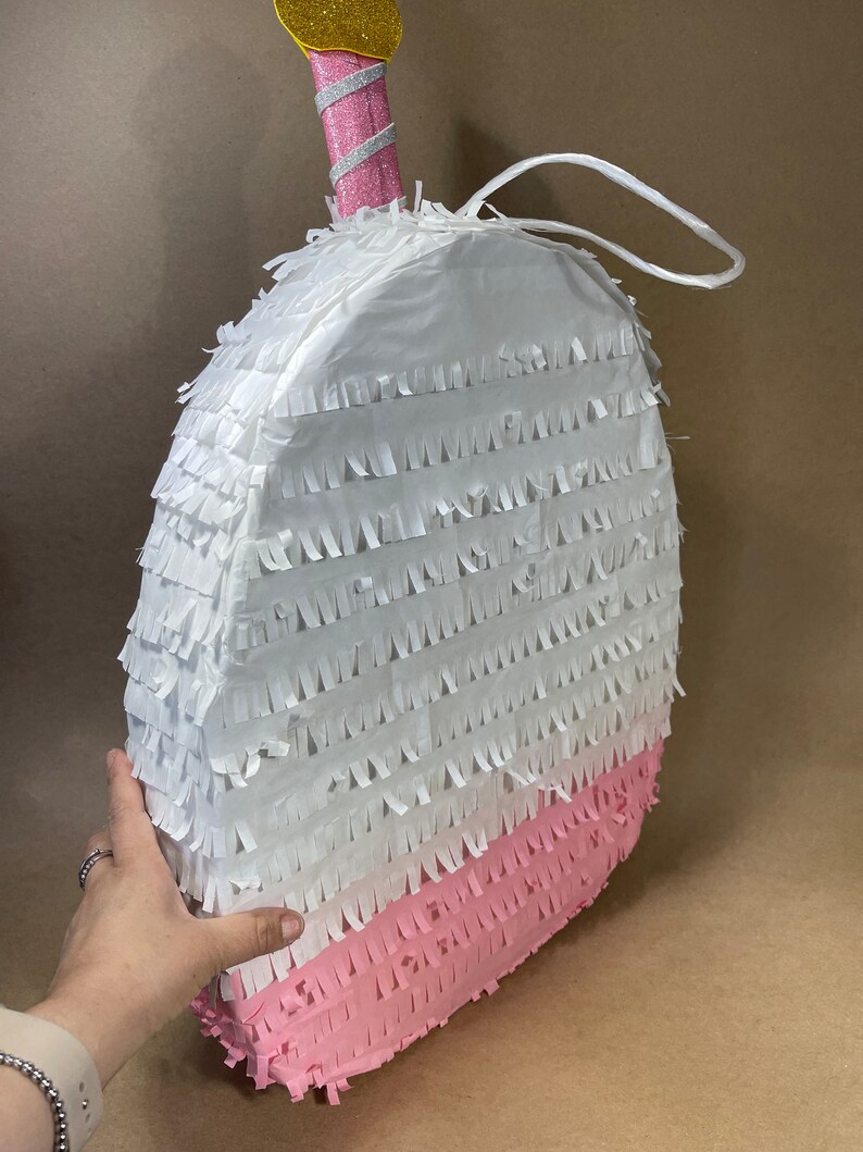 New! Plush Cake Pinata 20” Tall Squeeze Pillow Themed Happy Birthday ...