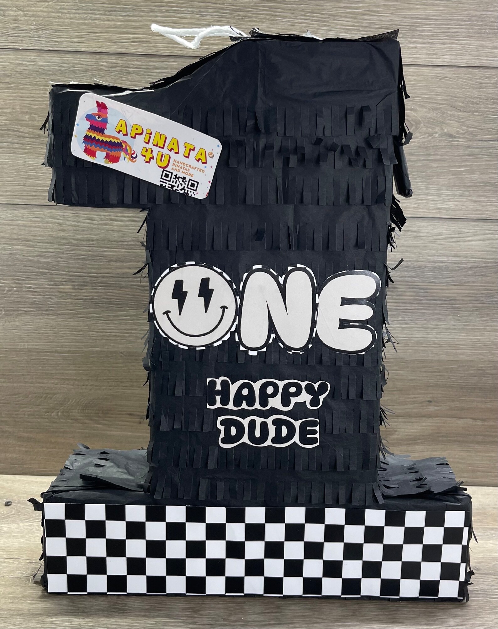 New Ready to Ship 20 Tall One Happy Dude First Birthday Pinata Number ...