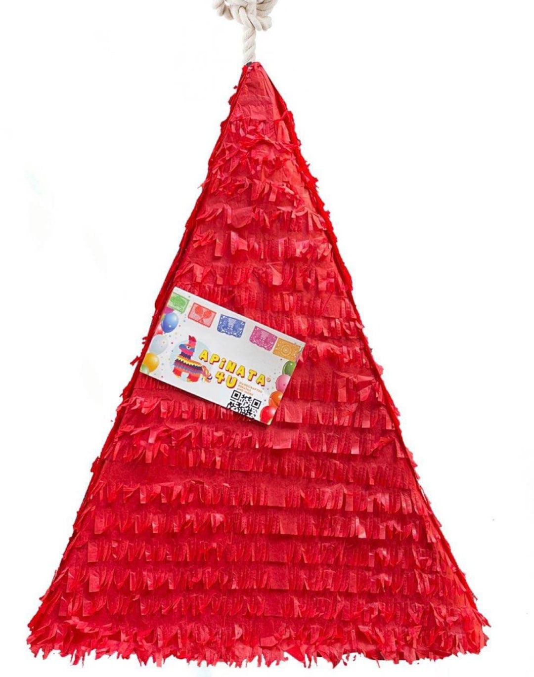 Sale! Ready to Ship! Triangle Pinata Solid Color Blank Piñata Squid ...