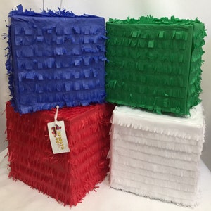 Classic White Cube Pinata, Perfect for Any Party Theme, Versatile Decor ...