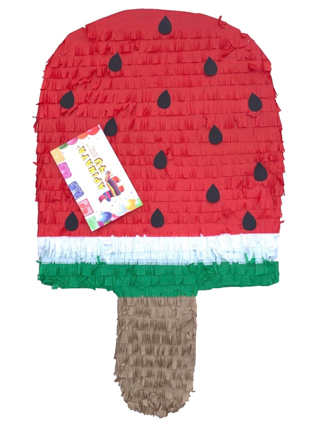 24" Tall Popsicle Pinata, Watermelon Theme, Tropical Themed Birthday ...