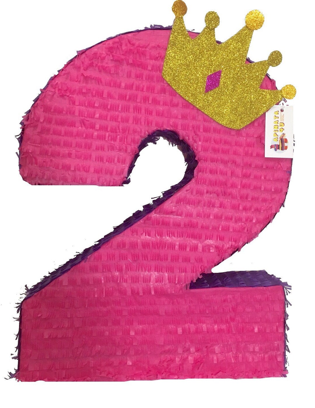 Sale! Ready to Ship! 20" Tall Number Two Pinata Princess Theme Second ...