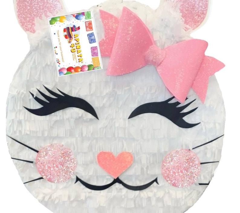New! Handcrafted Kitty Cat Pinata for Purrfect Birthday Party Teens ...