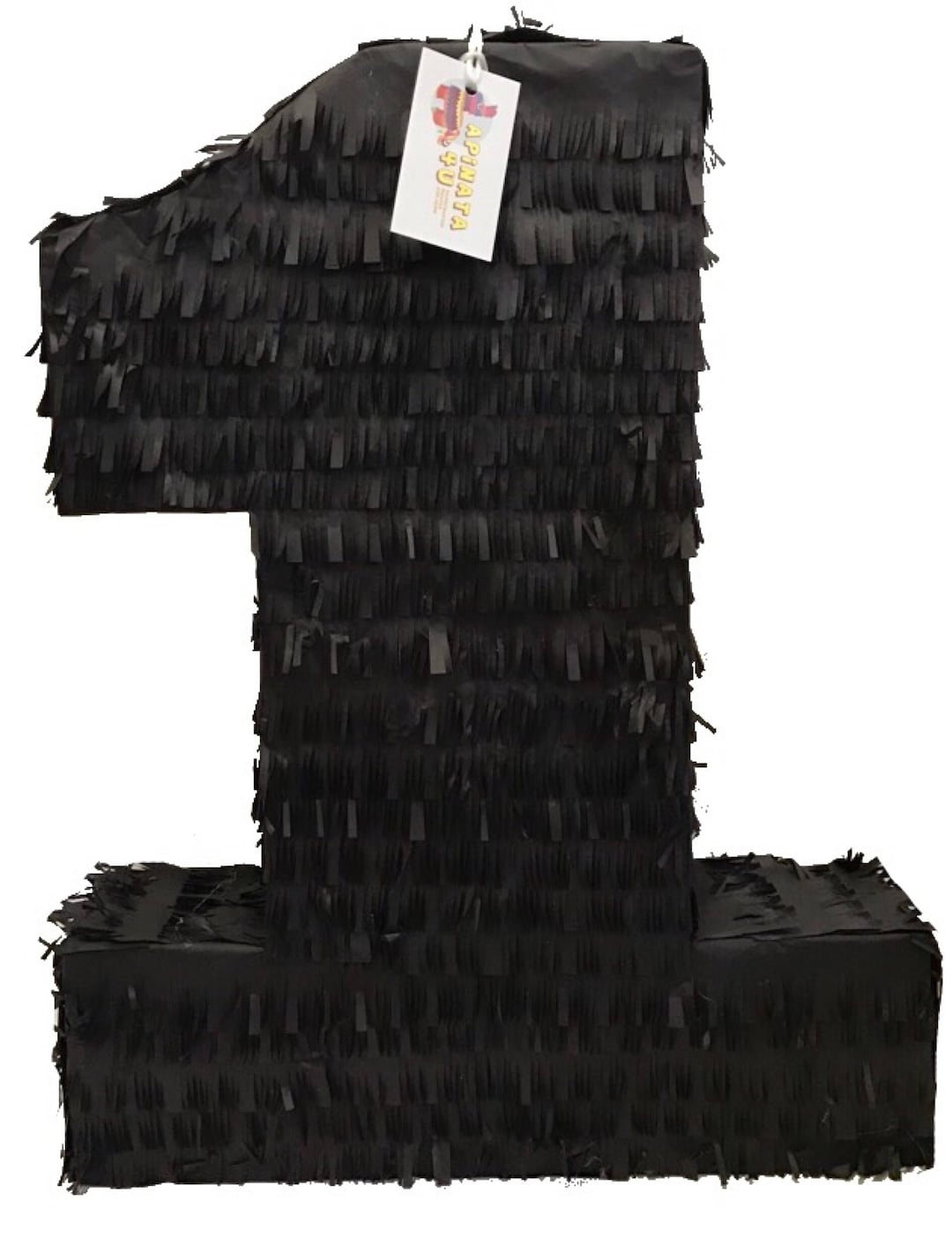 Large Black Number '1' Pinata for First Birthday Party, Perfect for ...
