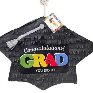 18 Inch Tall Handcrafted 2023 Graduation Cap Pinata, Congrats Grad ...