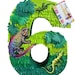 Lizard Number 6 Pinata, 6th Birthday Party Decoration - Etsy