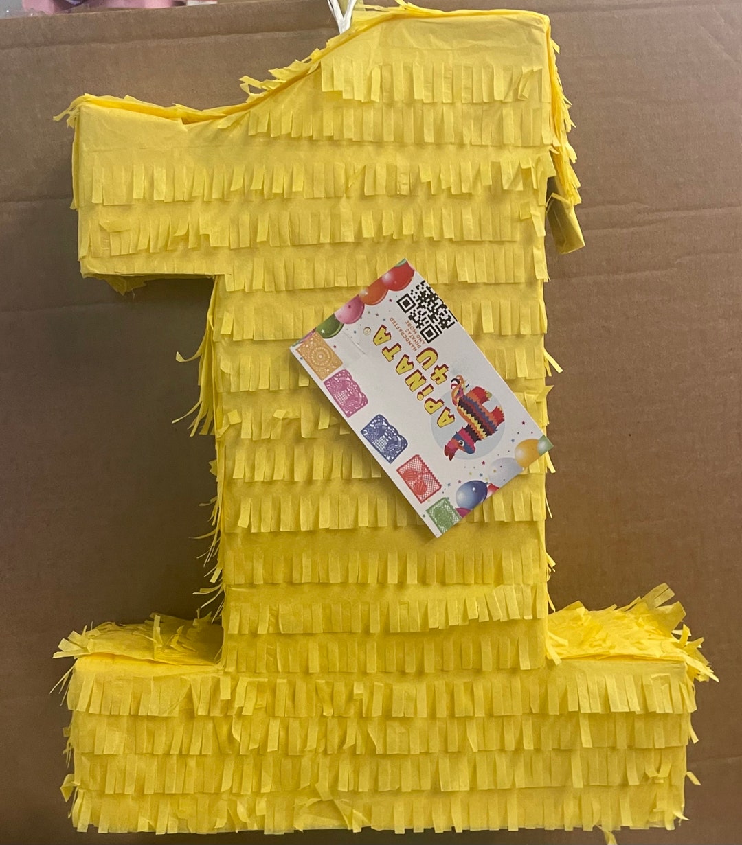 Solid Color Blank Number One Pinata Great to Create Your Own Theme - Etsy