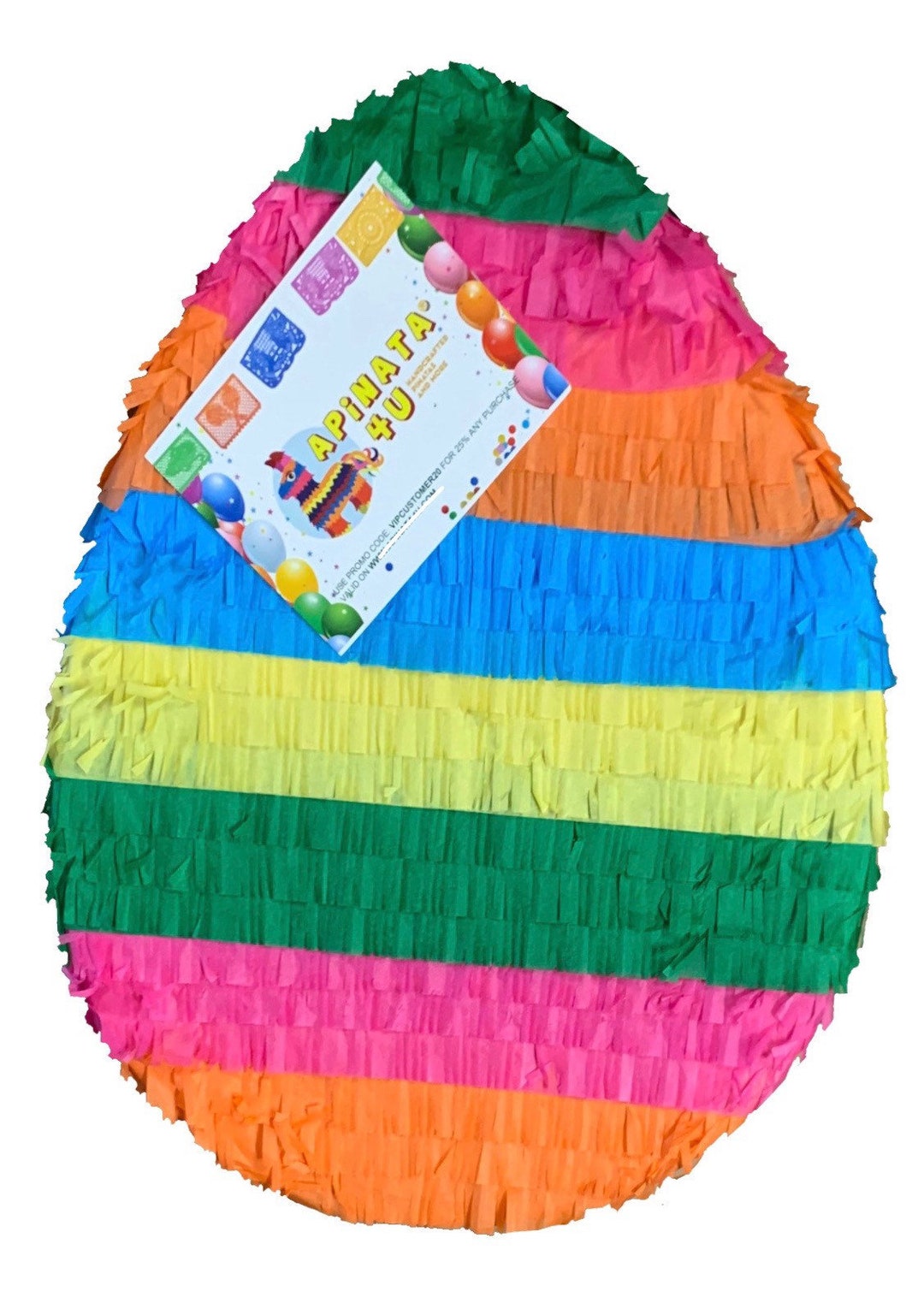 Sale! Ready to Ship Easter Egg Pinata Fiesta Colors Easter Themed ...