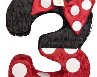 Black and Red Minnie | Etsy