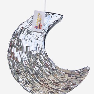 Sale! Ready to Ship! 20” White Crescent Moon Pinata for Bridal Shower ...