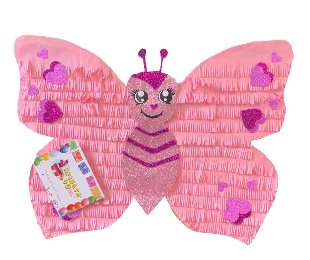 New! Pink Butterfly Pinata for Butterfly Themed Birthday Party - Etsy