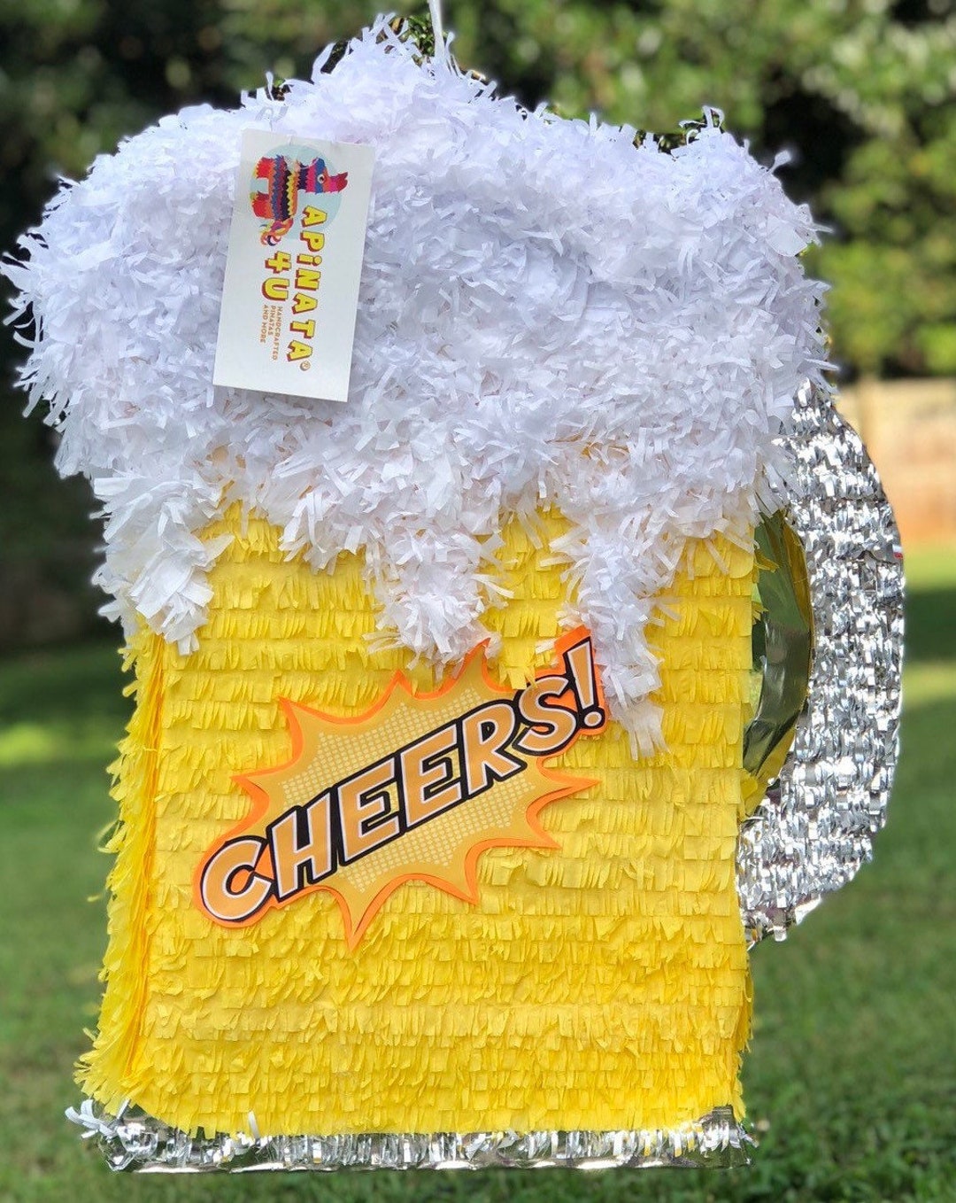 New! 20” Tall Beer Mug Pinata Cheers & Beers Themed Birthday Party ...