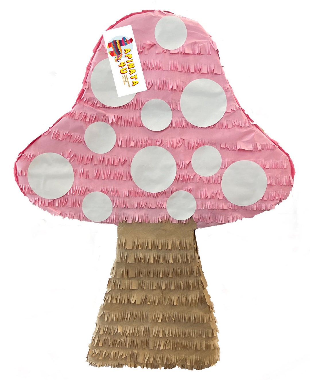 Adorable Pink Mushroom Pinata, Ideal for Fairy Tale and Enchanted ...