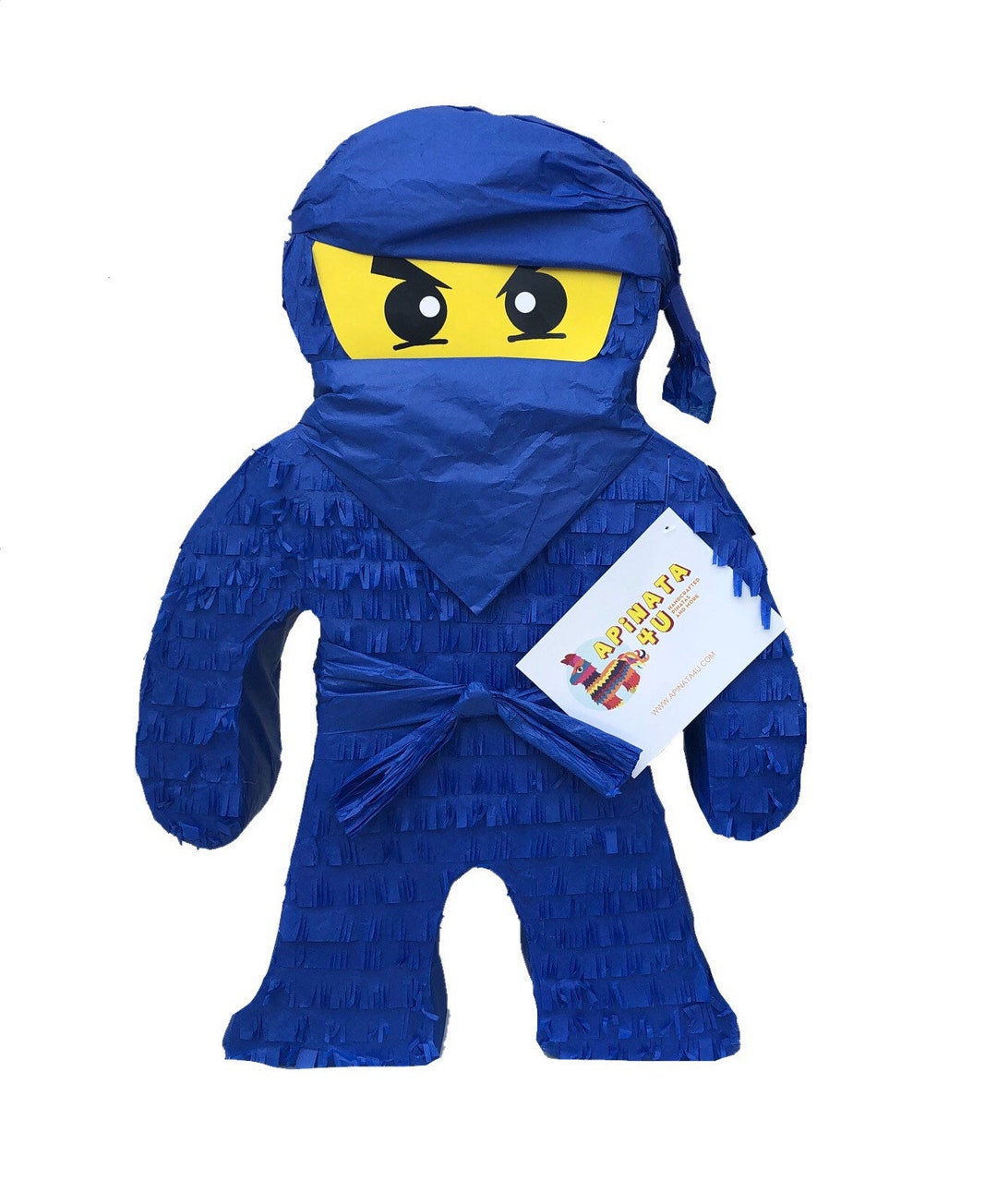 Blue Ninja Pinata, for Ninja Themed Birthday Party, Exciting Party ...