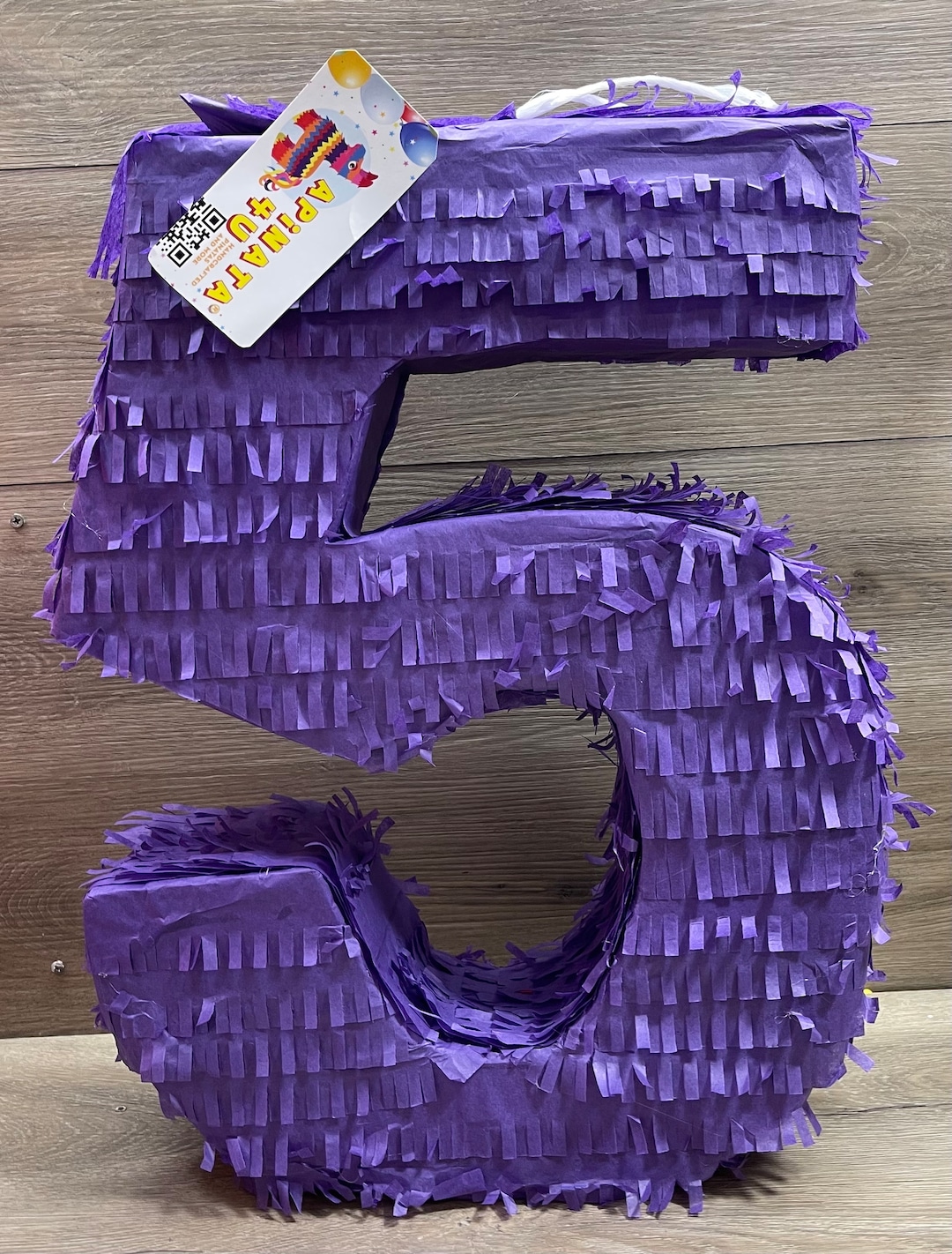 Custom Handcrafted 20 Number Five Pinata, Perfect for Fifth Birthday ...