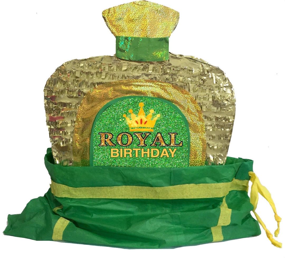 Whiskey Inspired Pinata Gold & Green Color - Etsy