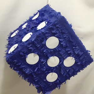 Sale! Ready to Ship! Blue Color Dice Pinata Casino Theme Party Supplies ...