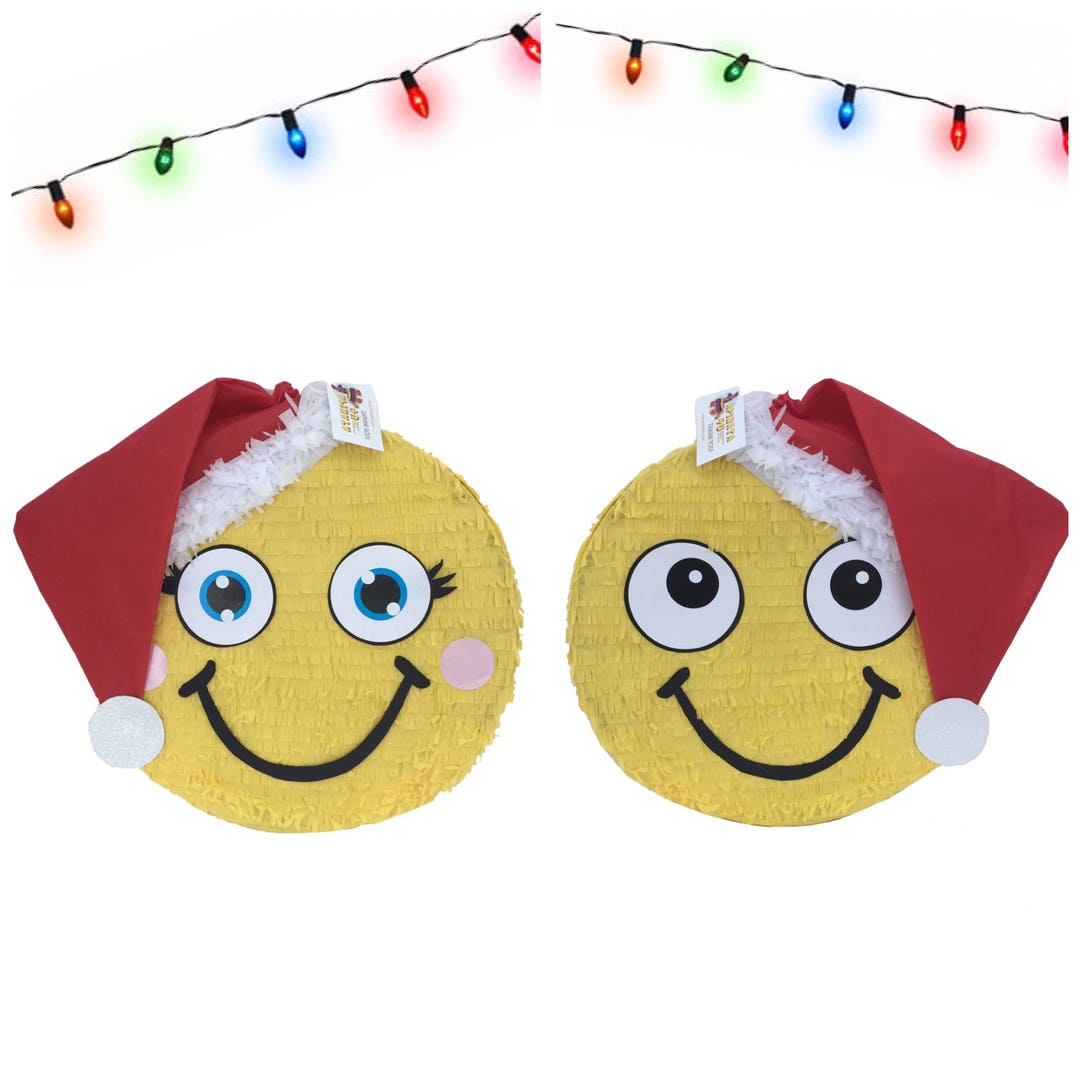 Ready to Ship Christmas Emoticon Pinata 16 - Etsy