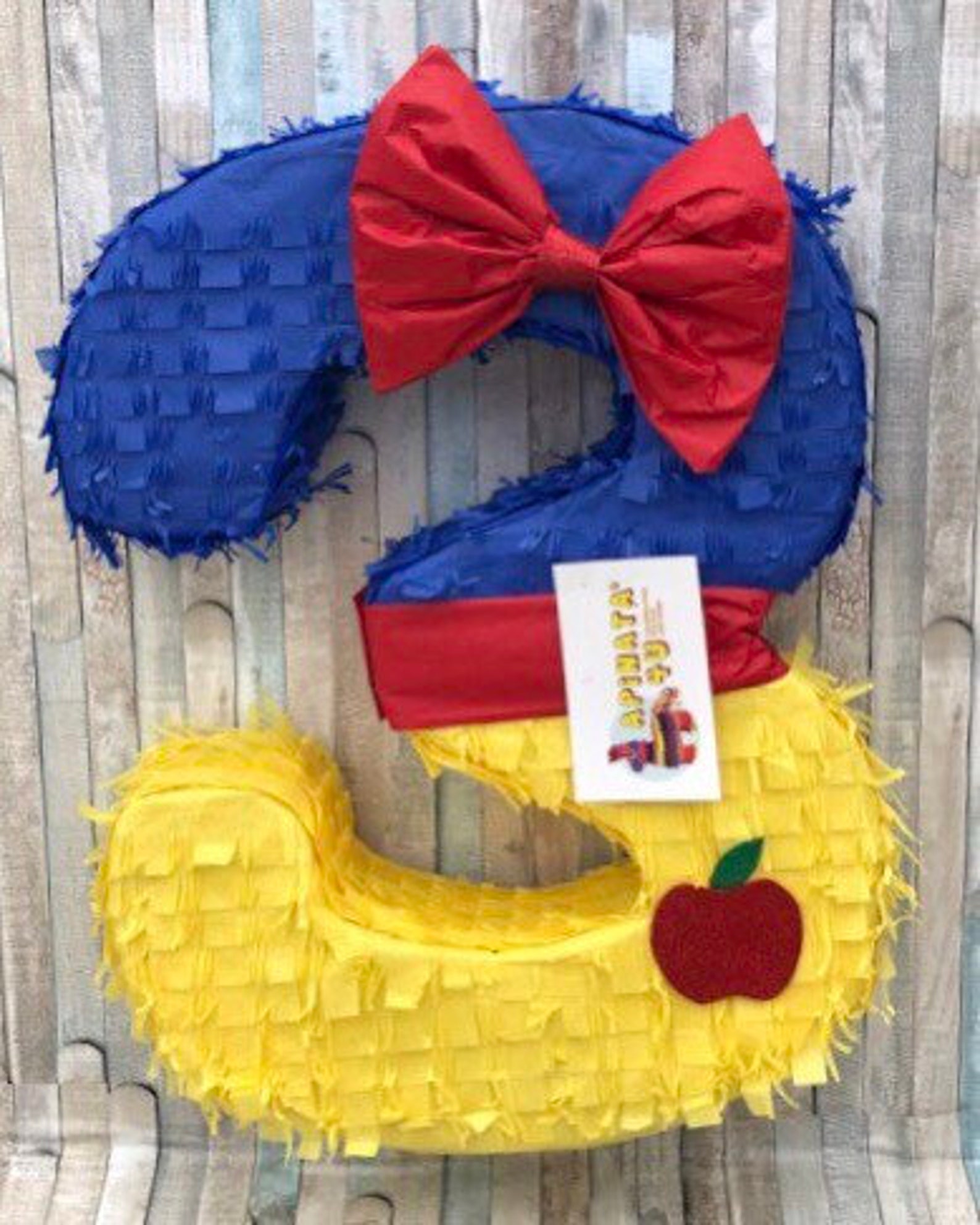 20'' Tall Number Three Pinata Princess Themed - Etsy