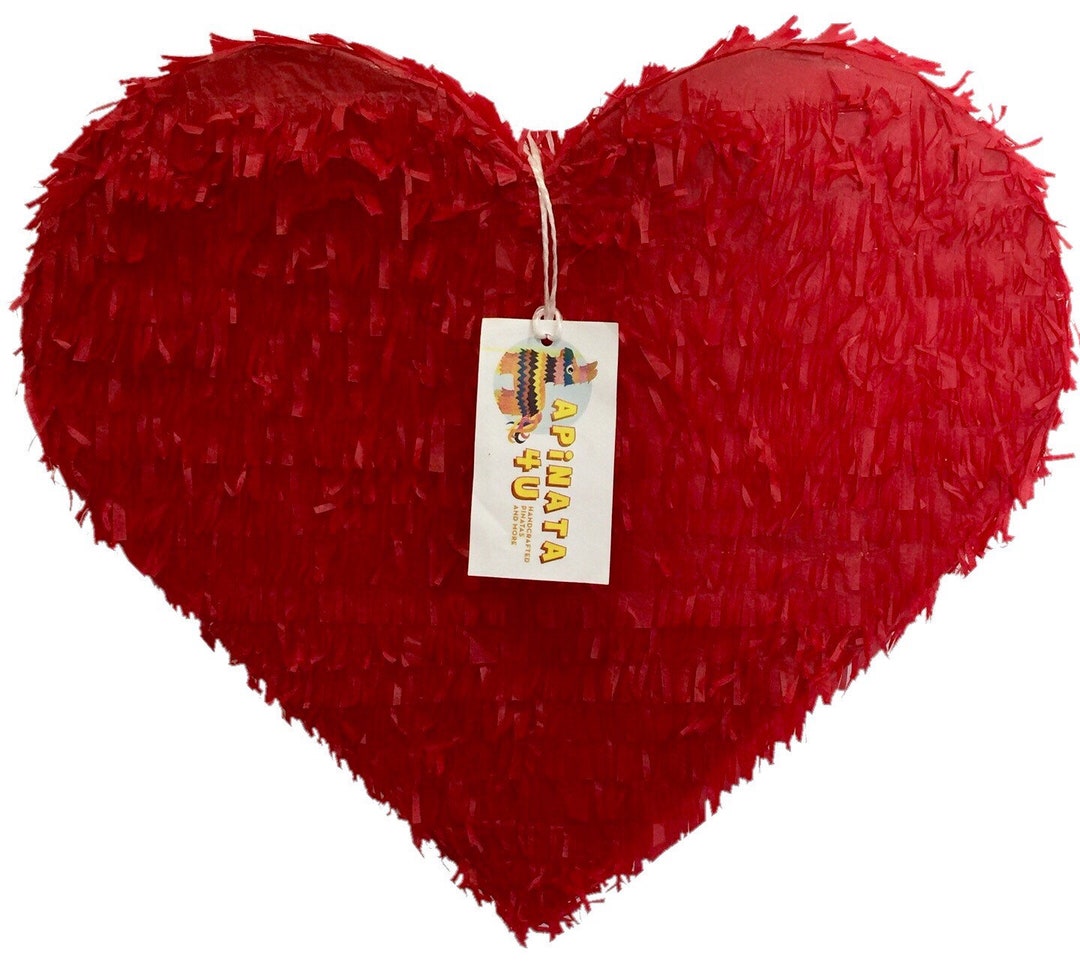 Red Heart Pinata, Perfect for Valentine's Day, Weddings and ...