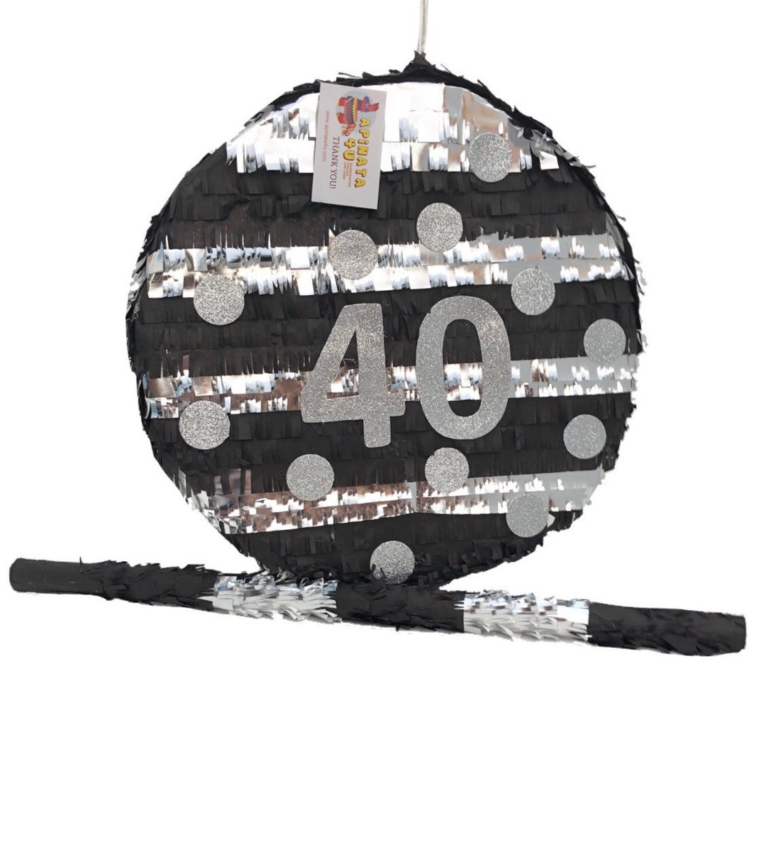 40th Birthday Pinata With Piñata Stick You Are Old Over the Hill 30th ...