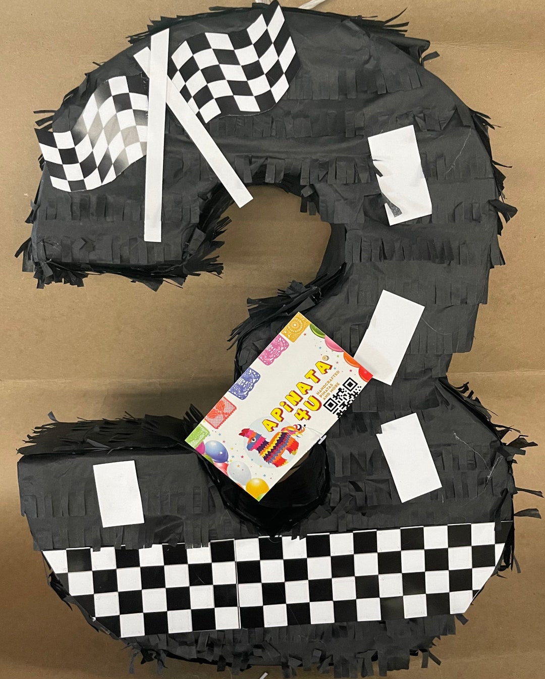 Sale! Fast Shipping Number Three Pinata Race Car Theme off Road Themed ...