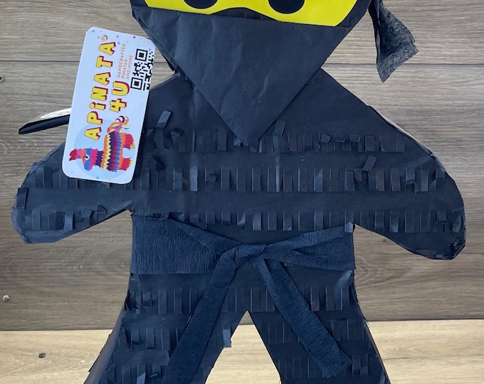 New Sale 20 Ninja Pinata Black Color Ninja Themed Birthday Party ...