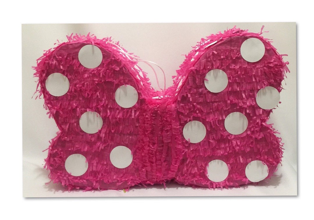 20 Pink Bow Pinata for Mouse Themed Birthday Party - Etsy