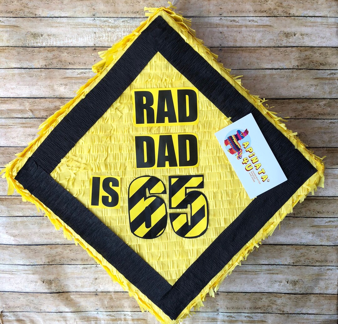 Caution Party Pinata Construction Theme Pinata Create Your Own - Etsy