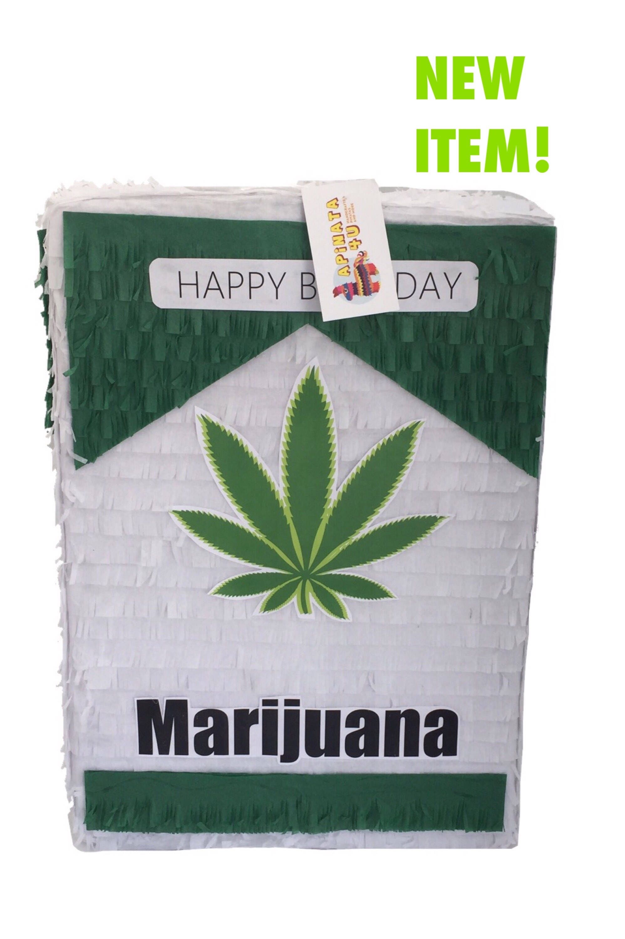Sale Adult Pinata Hemp Leaf Gag Gift Pinata/ Marijuana | Etsy