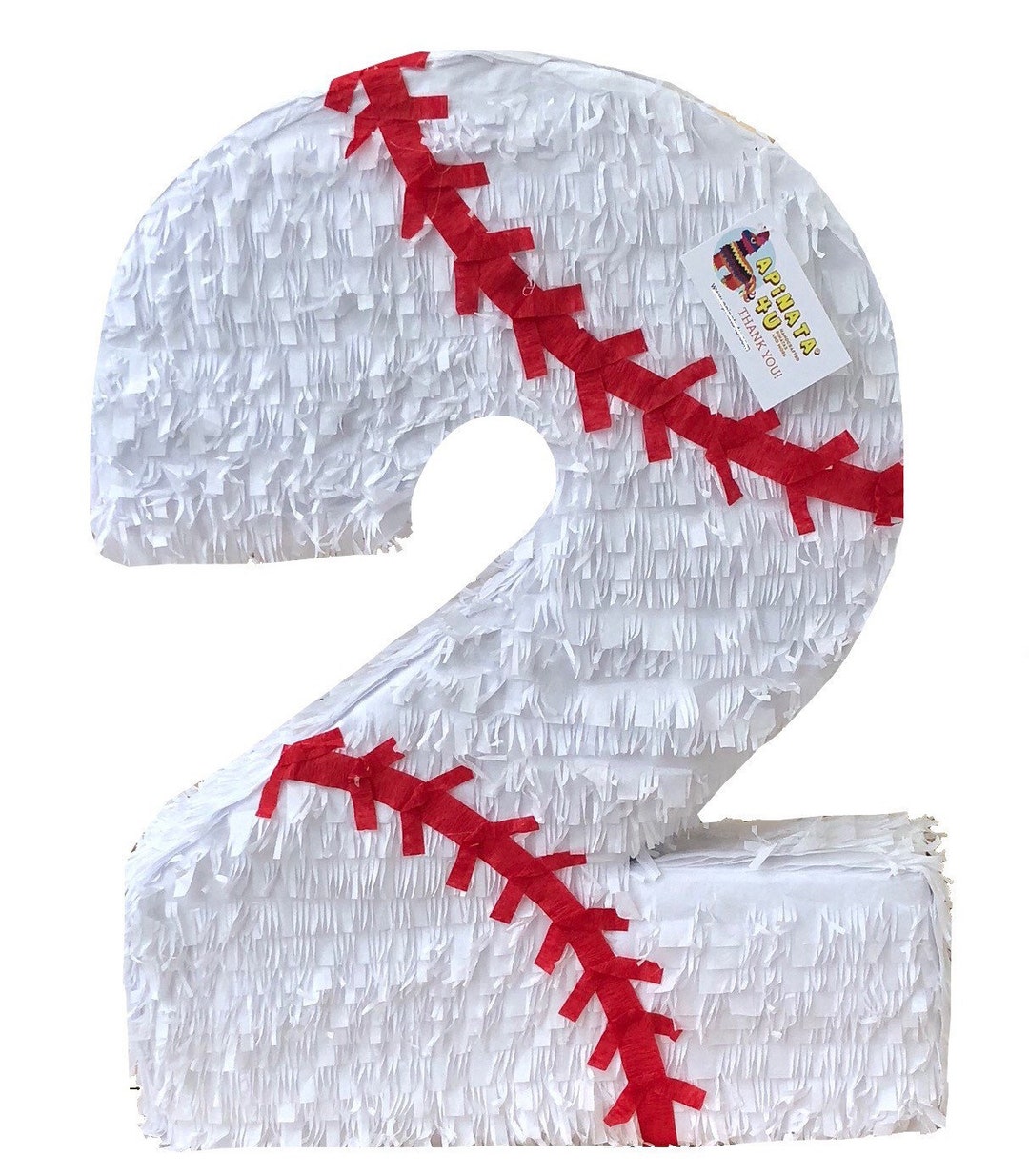 Sale Number Two Pinata Baseball Themed Party Supplies Sports Party MVP ...